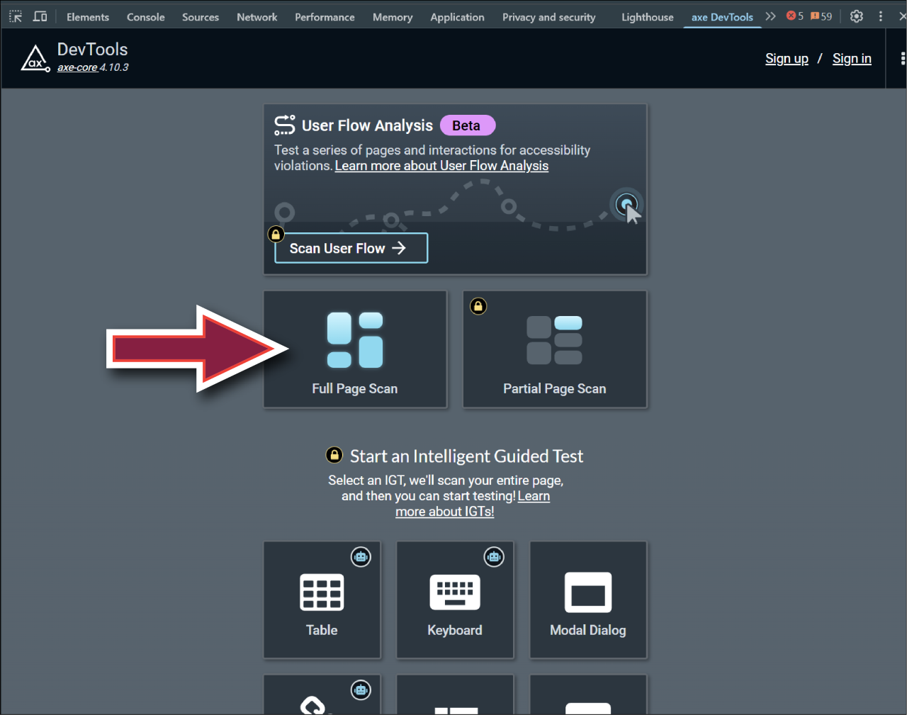 axe DevTools - Basic Use Guide | Engineering Information Technology ...
