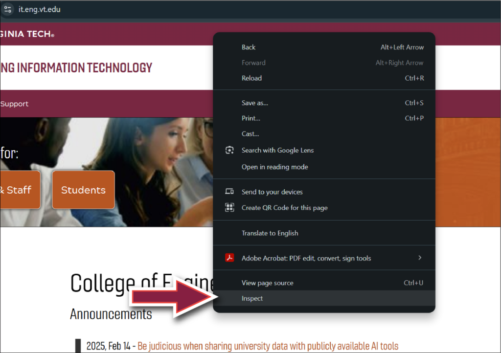 axe DevTools Install Guide | Engineering Information Technology | Virginia Tech