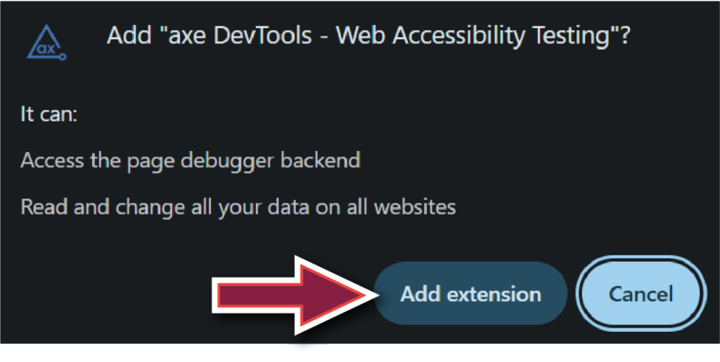 axe DevTools Install Guide | Engineering Information Technology | Virginia Tech